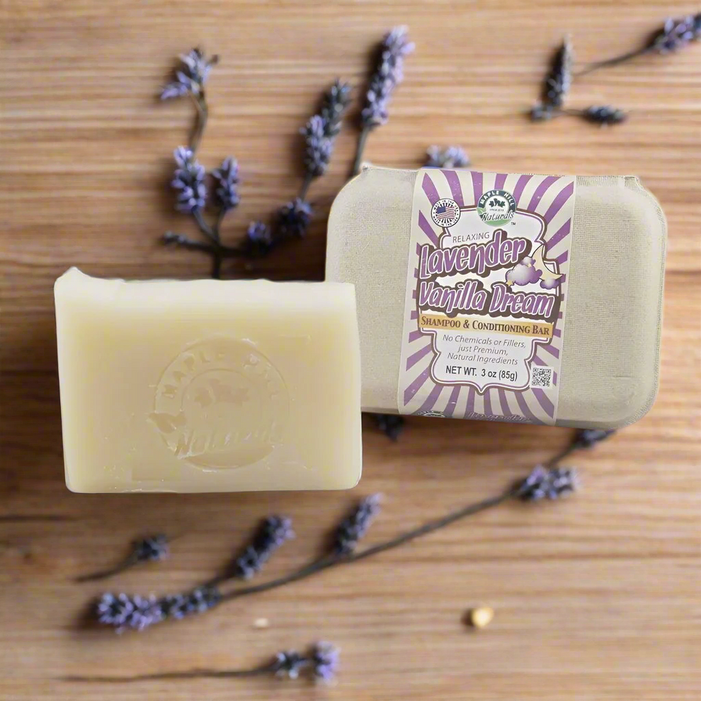 Lavender Vanilla Dream Shampoo Bar – Maple Hill Naturals